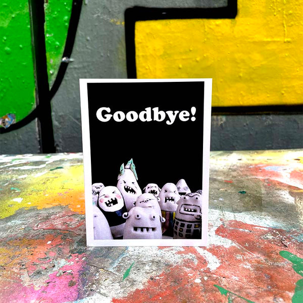 Goodbye! - PRSC Greeting Card – Stokes Croft China & PRSC Shop
