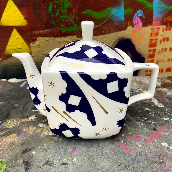 Meteor Shower Cube Teapot – Stokes Croft China & PRSC Shop