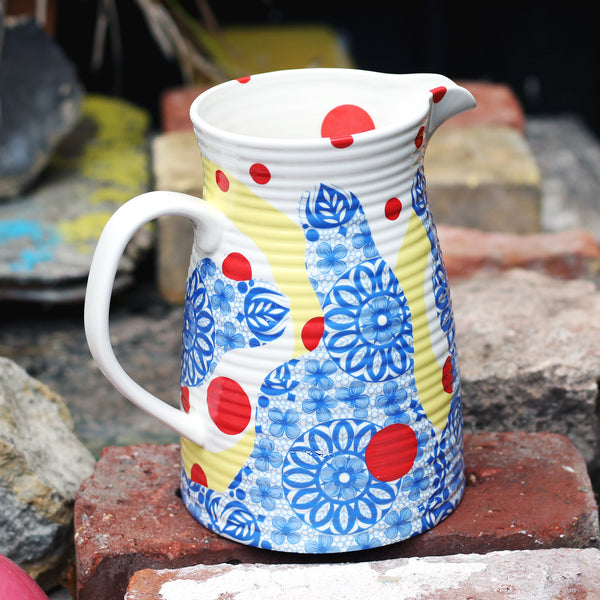Spotty Wavy Jug – Stokes Croft China & PRSC Shop