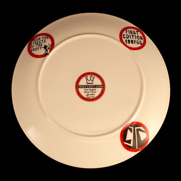 Stokes Croft Wild Style Plate – Stokes Croft China & PRSC Shop